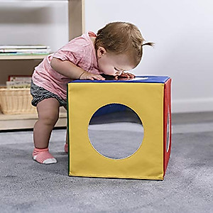 ECR4Kids SoftZone Mirror Cube, Sensory Toy, Assorted