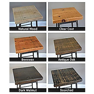 Barstool, Counter stool, Backless Stooll, Commercial Barstool, Reclaimed wood Industrial Steel, Made in the USA, Free Shipping