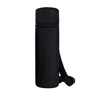 Aosbos Insulated Wine Bag Water Bottle Carrier Portable Wine Cooler Bag Padded Protection Tote Bag with Shoulder Strap for Travel Picnic Purse