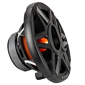 Alphasonik 1 Pair of VCA654 VENUM PRO Series 6.5" 1400 Watts Max 350 Watts RMS Mid-Range Car Audio Speaker 4-Ohm Proprietary Grille, Cast Basket, Cloth Surround, Non Pressed Paper Cone, Ferrite Magnet