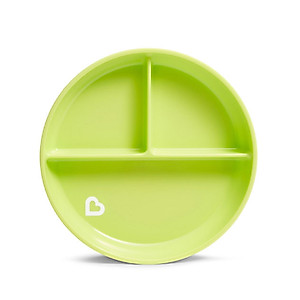 Munchkin® Stay Put™ Divided Section Toddler Plates, Colors May Vary