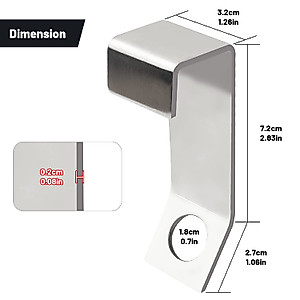 Omoojee Cooler Lock Bracket, 2 Pack, Compatible with Yeti/RTIC Coolers, Tie Down Kit Made of Premium Stainless Steel