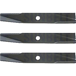 (3 Pack) Premium Medium Lift Replacement XHT Lawn Mower Blade Fits Toro/Wheel Horse 106077 | 13.875" x 2" / 0.75" Hole
