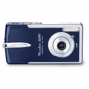 Canon Powershot SD20 5MP Ultra Compact Digital Camera (Midnight Blue)