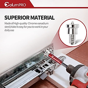 ColumPRO 12PCS Magnetic Positioning Drywall Screw Bits Setter PH2 Bits,Plasterboard Screw Hex Shank Positioning Bit Batch Head,10PCS 50mm Drywall Screw Bits,2PCS Magnetic Extension Bit Holder