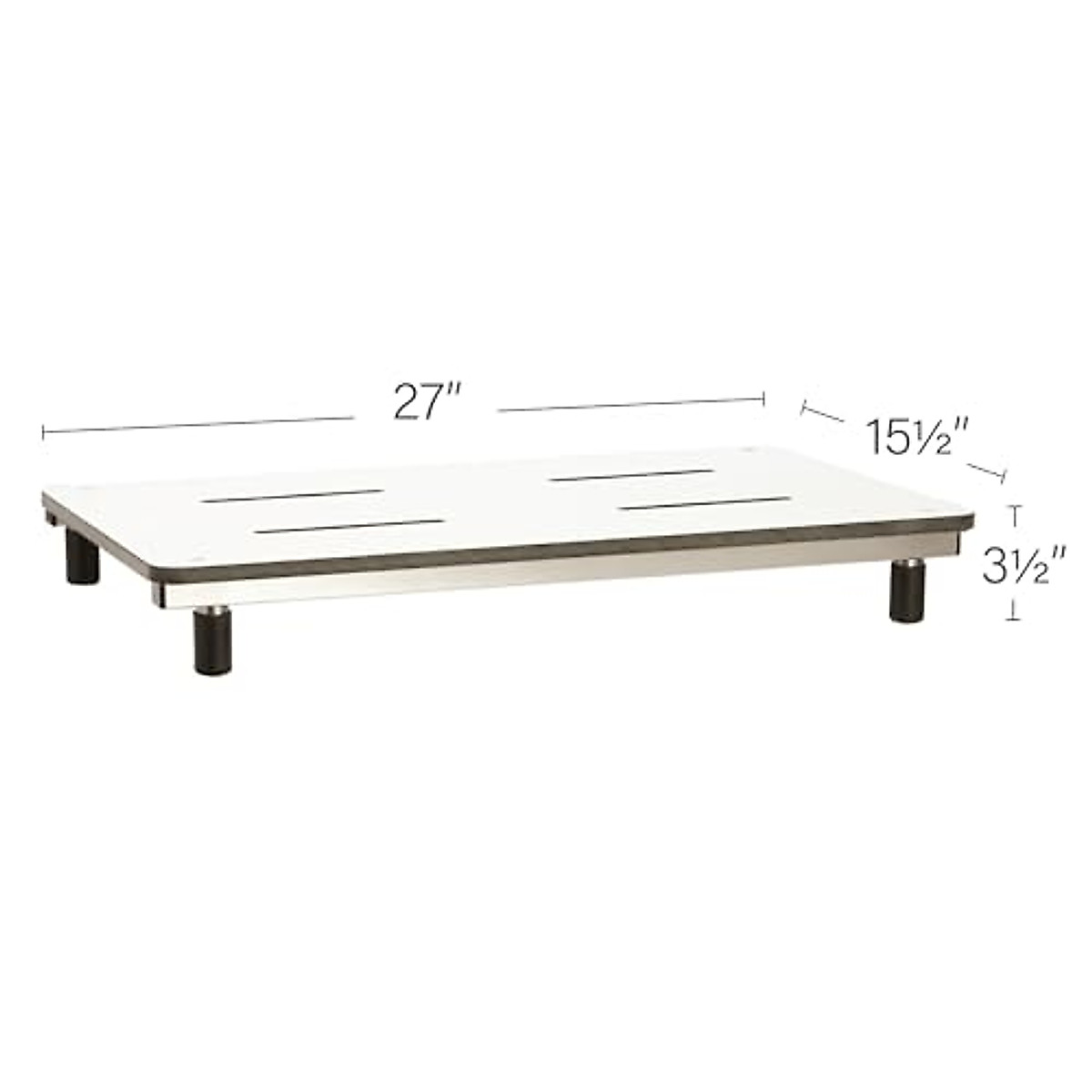 Seachrome Removable Tub Seat, Bridgeport 27-Inch x 15-1/2-Inch, White Phenolic