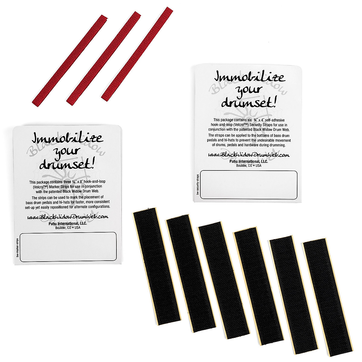 Black Widow Drum Web Anchoring Drum Mat, The Ultimate Drum Mat