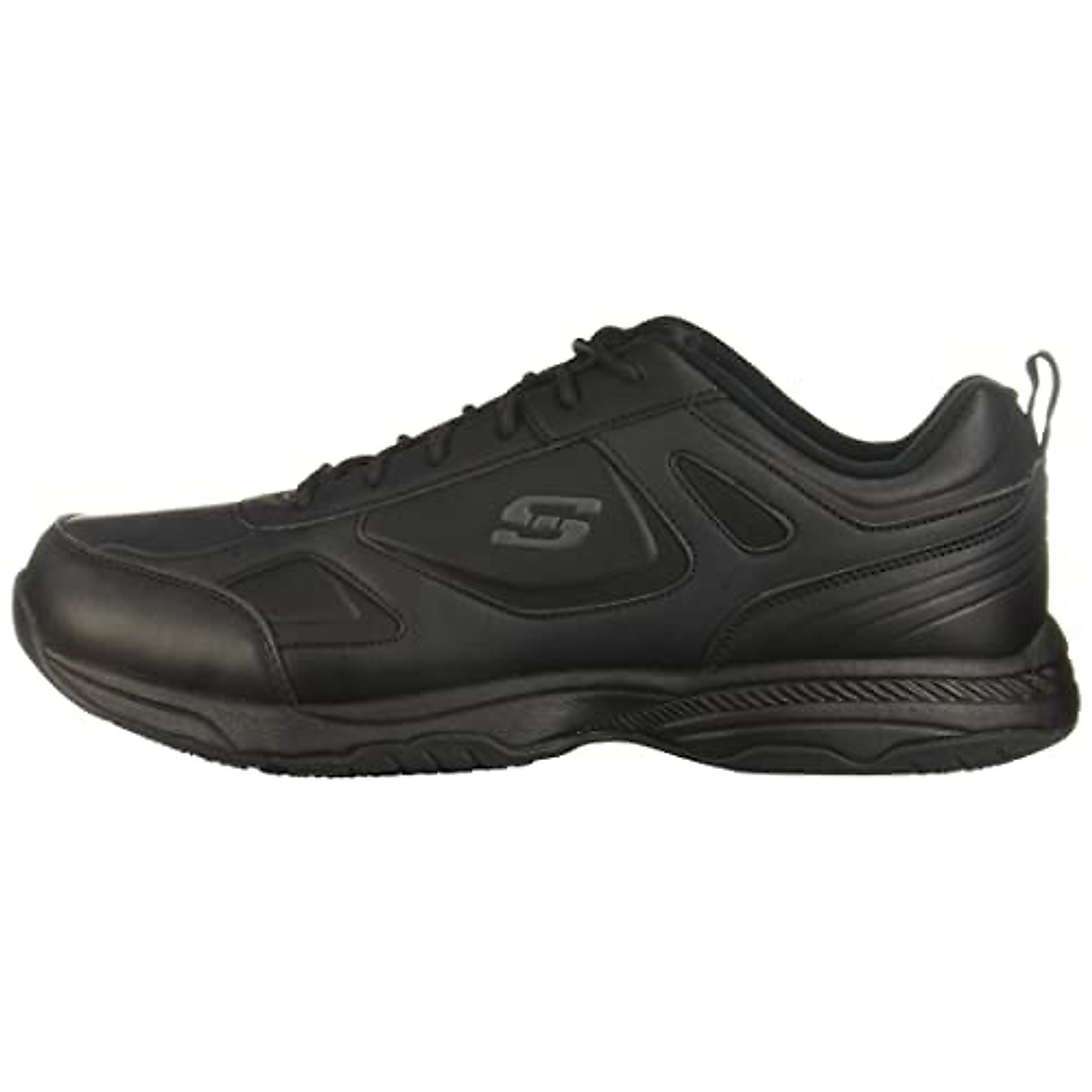Skechers Men's Dighton Athletic Work Food Service Shoe, Black, 9 Wide