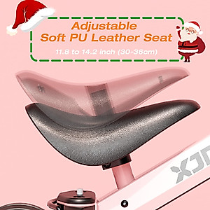 XJD 7 in 1 Toddler Bike with Push Handle,Tricycles for 1 to 3 Years Old, Toddler Tricycle with Push Handle for Boy Girl, Baby Balance Bike with Adjustable Seat Height and Removable Pedal