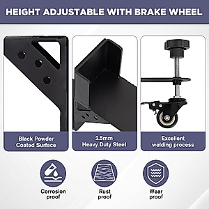Yeeoy Door Installation Kit, Heavy Duty Door Board Dolly for 1-3/8" and 1-3/4" Pre-Hung, Slab, and Front Doors, Hands-Free Lifter Dolly for Residential & Commercial Use