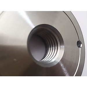 Steel Face Plate 1"-8 Threaded for Wood Lathe Turning (3")