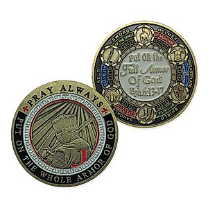 AtSKnSK Armor of God Challenge Coin Eph 6:13-17