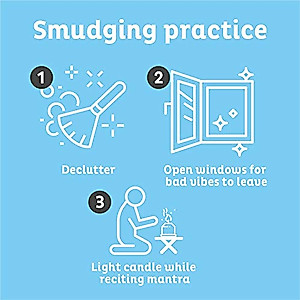 Manifestation Candle Energy Cleansing with Pure Sage Leaves Aromatherapy Candle for House Energy Cleansing & Positivity Vibes - 5.5oz Natural Soy Wax Tin - 24 Hour Burn Time - Banishes Negative Energy