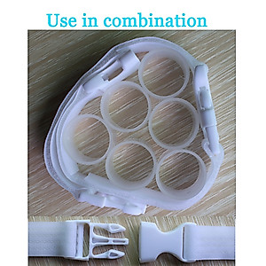 Multi-Functional Magic Buckle, Baby Safety Lock for The Door, Two-Door Refrigerator, Oven and Children's Safety Fence, Etc., or for The Fixed Baby Luggage (3 Pack Black)