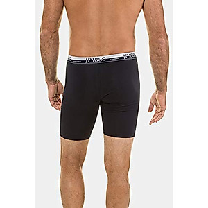 JP 1880 Menswear Big & Tall Plus Size L-8XL Stretch Cotton Long Leg Boxer Briefs Navy Blue 62/64 711242 70