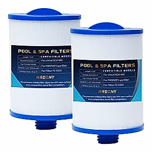 Spa Filters Replacement for Unicel 6CH-940, Hot Tub Filter Compatible with PWW50P3 Spa Filter,for Viking Spa Hot Tub Filter,for Filbur FC-0359, 2 Pack