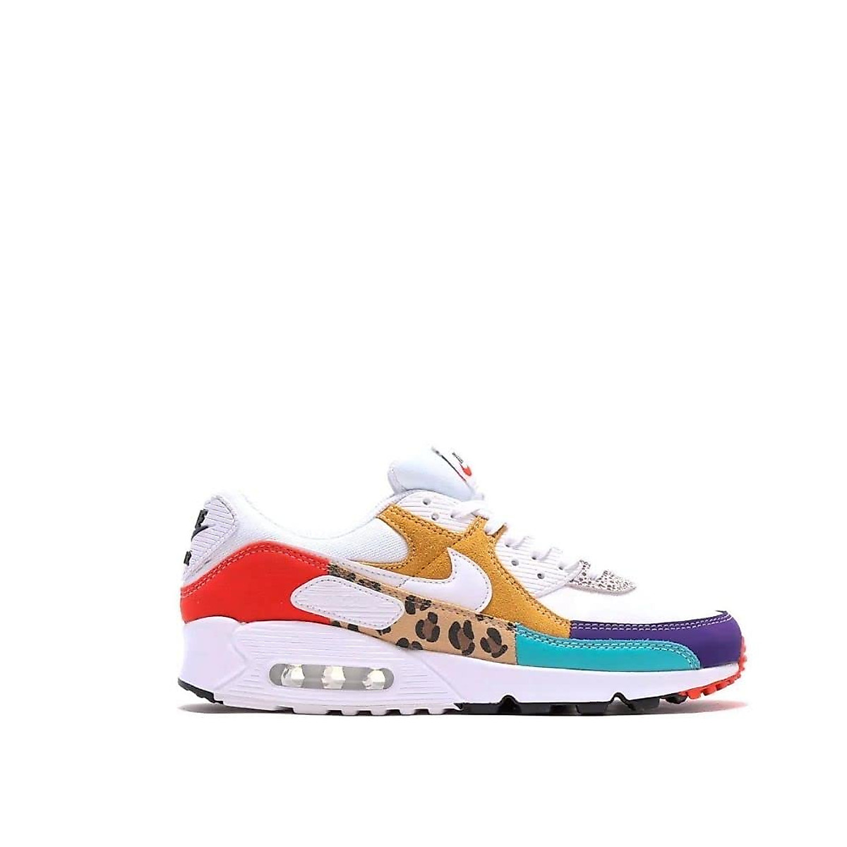 Nike Womens Air Max 90 SE Trainers DH5075 Sneakers Shoes (UK 4.5 US 7 EU 38, White Light Curry 100)