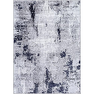 Artistic Weavers Houda Modern Abstract Area Rug, 5'3" x 7'3", Silver/Charcoal