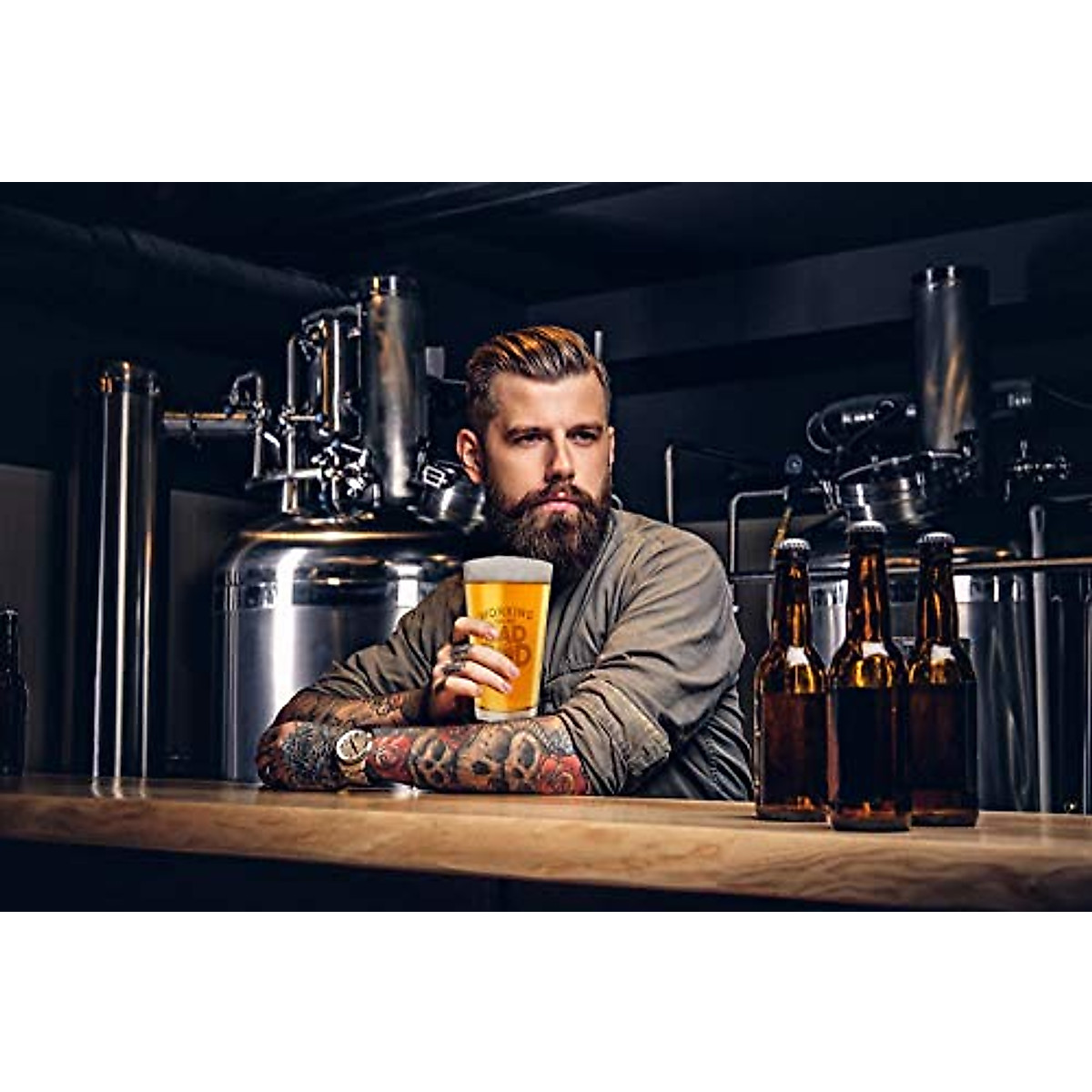 Dad Beer Glass & Bottle Opener Kit - Working on my Dad Bod Mug