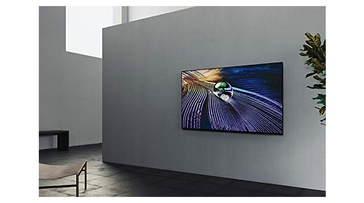 Sony A90J 65" BRAVIA XR OLED 4K Google TV + Slim Wall Mount