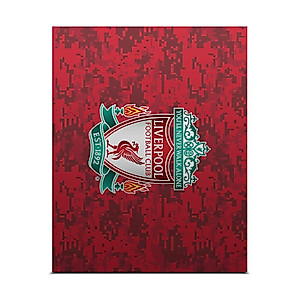Head Case Designs Officially Licensed Liverpool Football Club Crest Red Camouflage Art Vinyl Sticker Gaming Skin Decal Cover Compatible With Xbox One X Console and Controller Bundle