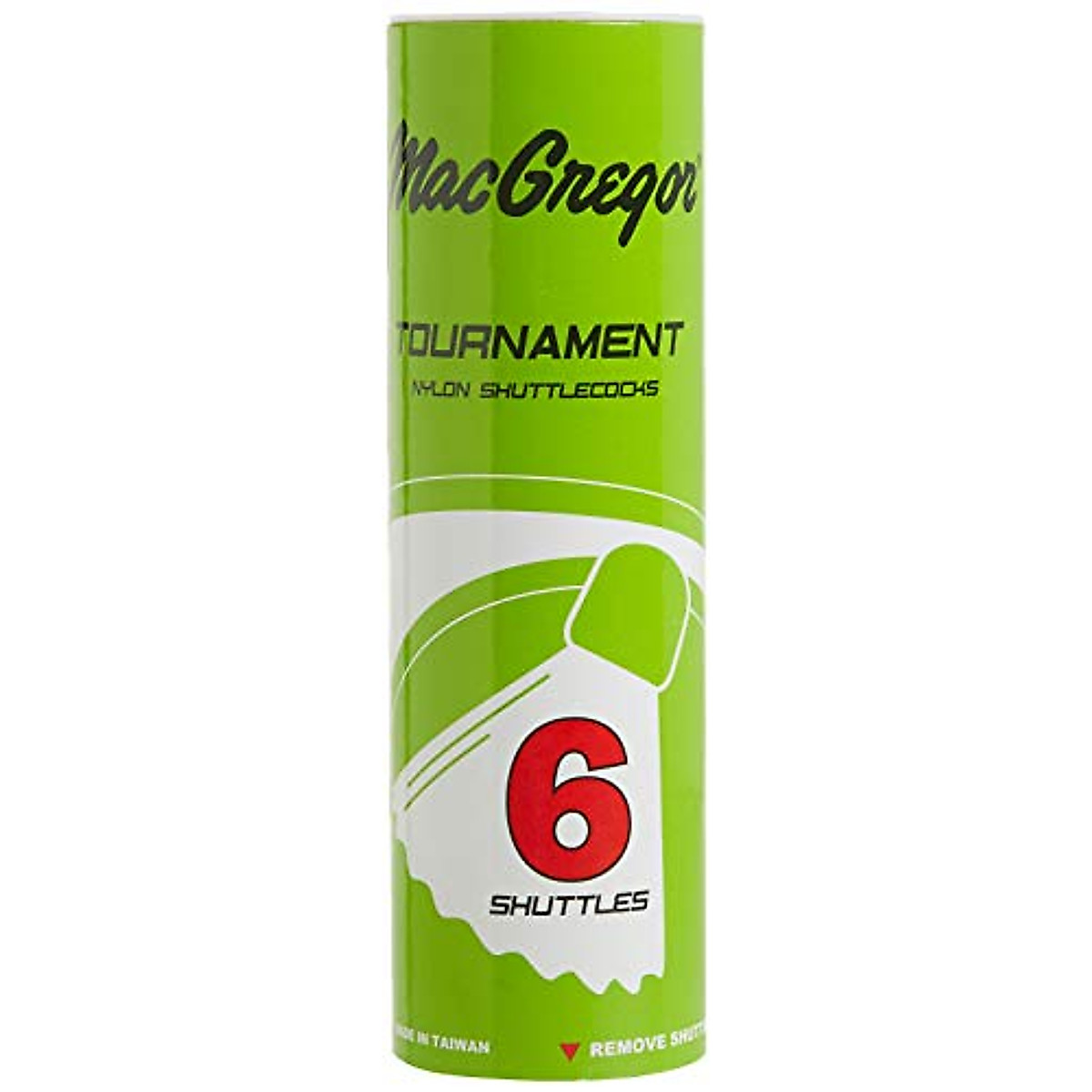 MacGregor Mac Nylon Badminton Birdie 6/Tube
