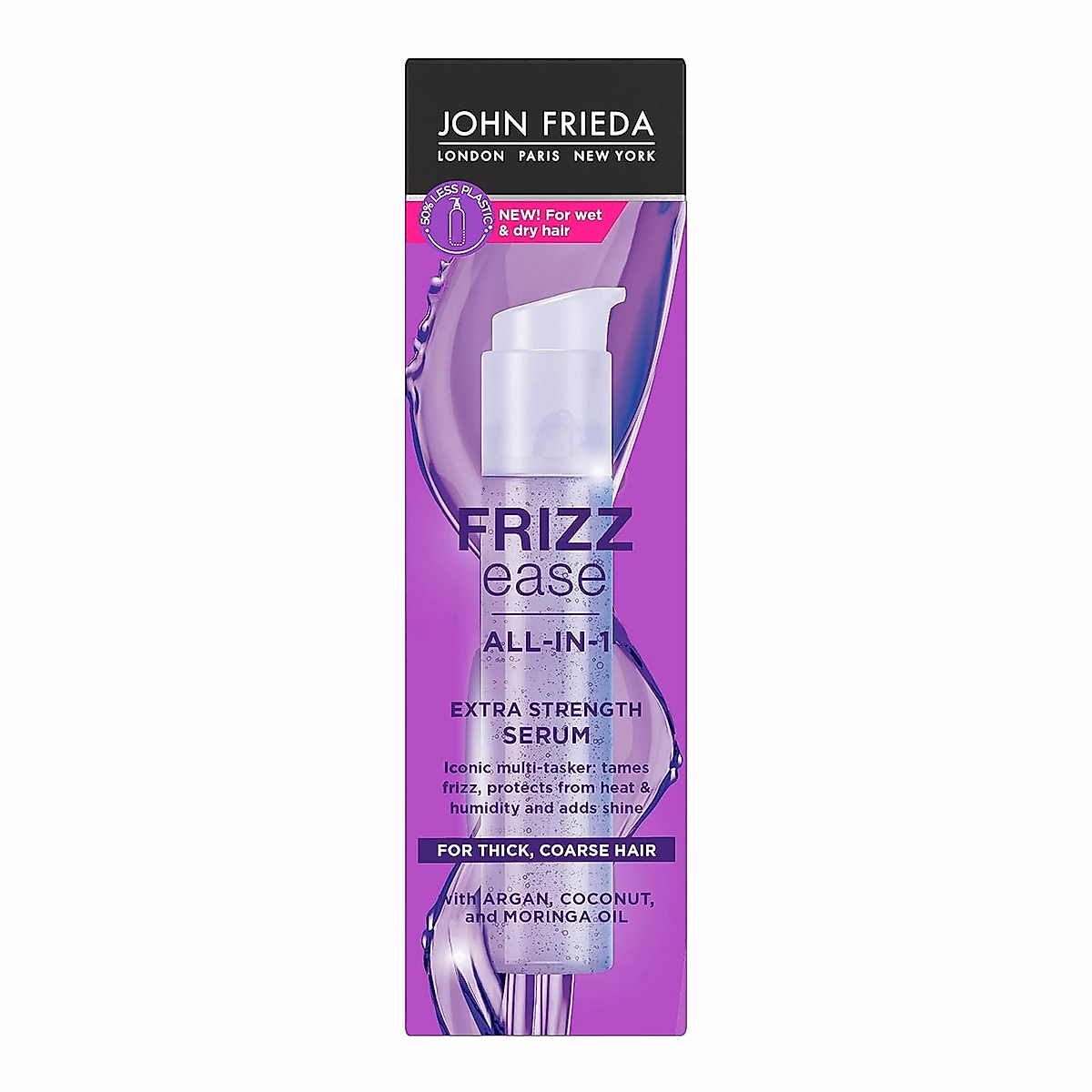 John Frieda Frizz-Ease Extra Strength 6 Effect Serum, 1.69 Ounce (3 Pack)