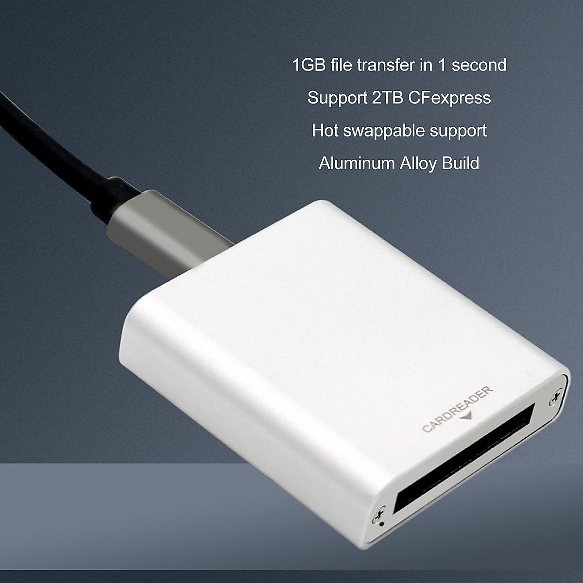 Card Reader, USB3.2 10gbps Type B Reader Memory Card Adapter for Mobile Phone Computer Type C Device