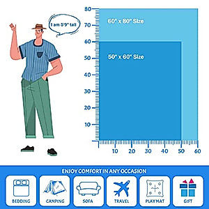 xiheshian Gaming Blanket for Boys Men 50x60 Inch Playstation Gamer Blankets Teen Kids Video Game Throw