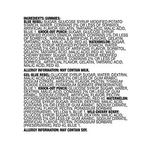 Juicy Drop Dip ‘N Stix Halloween Sweet & Sour Candy Variety Pack - 8 Count Sweet Candy & Sour Gel In Assorted Fruity Flavors - Fun Gummy Candy For Halloween Candy Bowls, Parties & Trick Or Treating