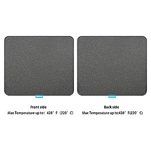 WORKLION Heat Press Mat 11"x13": Double-Sided Fireproof Materials Protective Resistant Mat for Cricut Easypress/Easypress 2 & HTV Craft Vinyl Ironing Insulation Transfer Projects