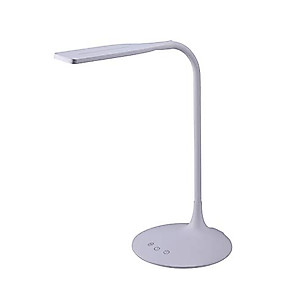 BLACK+DECKER VLED1819-BD Battery LED Desk Lamp, Dimmable with Adjustable Color Temperature, 4 Hour Battery Life, Rechargeable, Eco Friendly, White