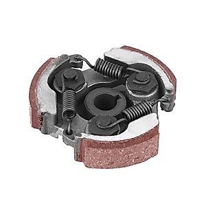 Motorcycle Clutch Pad with 3 Springs Replacement for 2 Stroke Mini Pocket Dirt Bike ATV Scooter