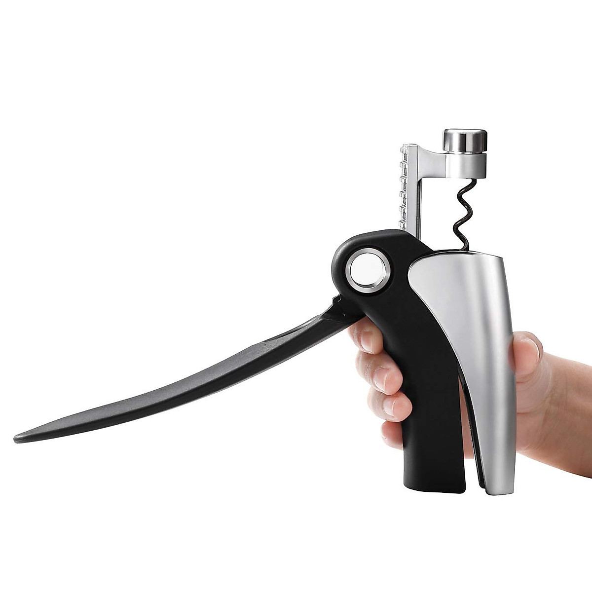 Le Creuset Wine Opener Compact Lever, Satin