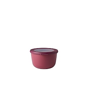Mepal Rosti Cirqula Multi Food Storage and Serving Bowl with Lid, 500ml/17oz, Berry