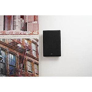 Rockville 2 RockSlim Black Home Theater 5.25" 240w Easy Wall Mount Slim Speakers