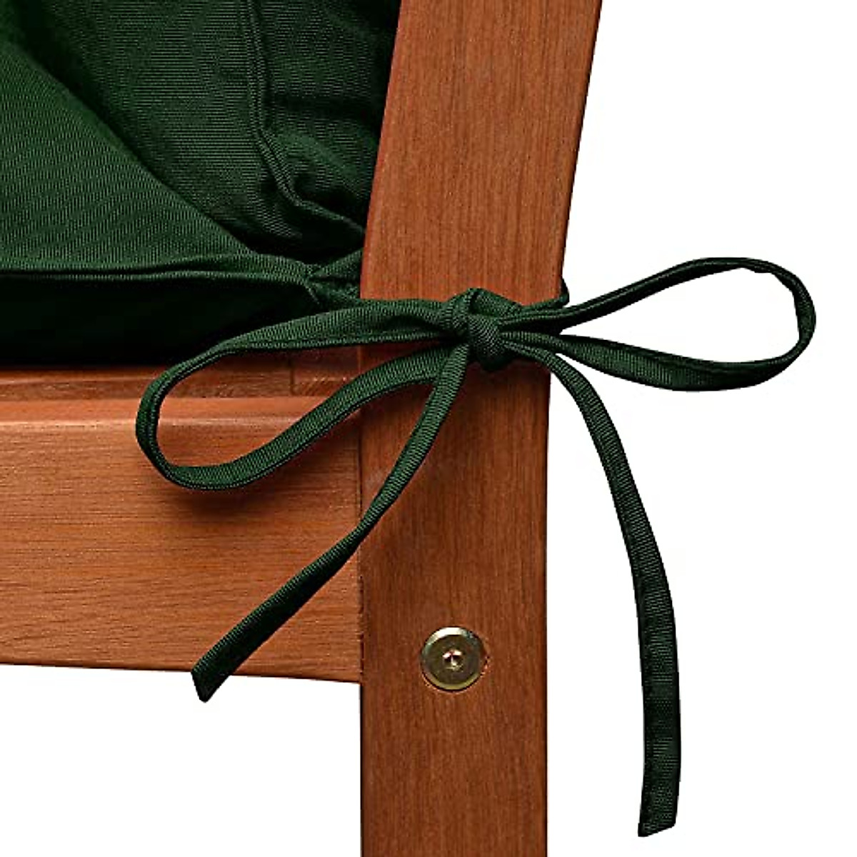 Rlosqvee Outside Benches Cushion with Backrest, Thicken Waterproof Swing Cushions 2/3 Seater Replacement, Porch Swing Cushions Outdoor (Dark Green, 40 x 60 inch)
