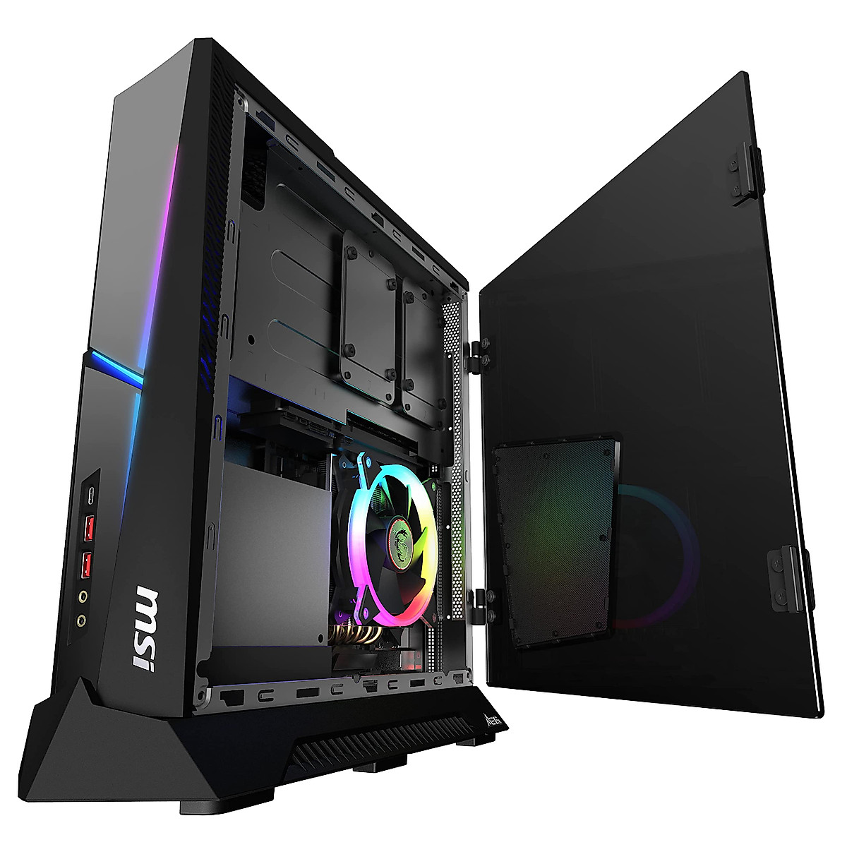 MSI Trident X (SFF) Gaming Desktop, Intel Core i9-11900K, GeForce RTX 3080, 32GB Memory, 2TB SSD, WiFi 6E, USB Type-C, Thunderbolt 4, VR-Ready, Windows 10 Home Adv. (11TE-1870US)