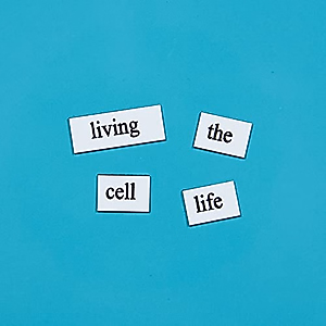 Biology Word Magnets - Funny and Nerdy Word Kit for College to PhD to Professional Biologist Level - Office Refrigerator or Magnetic White Board - Made in USA