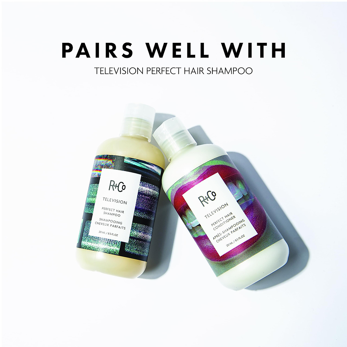 R+Co Television Perfect Hair Conditioner | Shine + Strengthening + Softening for All Hair Types | Vegan + Cruelty-Free | 8.5 Oz