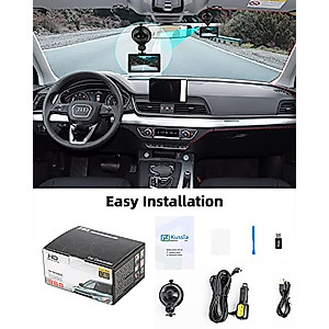 Dash Cam Front, Dash Cam with 32GB SD Card, Kussla 1080P Dash Camera for Cars, Super Night Vision Dashcams for Cars, 170° Wide Angle Dashcam, 3'' IPS Screen, Loop Recording, WDR, G-Sensor