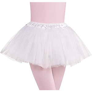 Amscan Child Tulle White, 1 Pc Tutu Skirt, Children Size