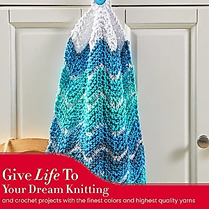 Premier Yarns Home Cotton Yarn, Ideal Knitting and Crochet Supplies, Made of Recycled Cotton, 96 yds, Rainbow