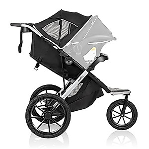 Evenflo Victory Plus Jogger Stroller, Compact, Lightweight, Self-Standing, Ample Storage, Large Tires, Swivel Wheel, Full Coverage Canopy, Multi-Reclining Seat, Compatible With LiteMax Infant Car Seat