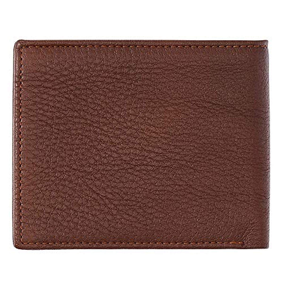 Christian Art Gifts Genuine Leather RFID Wallet for Men with Scripture Blessed Is The Man Jeremiah 17:7 Metal Emblem Multi-purpose Slots Credit Card Holders Quality Classic Brown Leather Bifold Wallet
