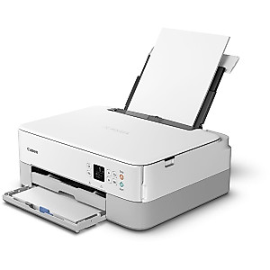 Canon PIXMA TS5320 All in One Wireless Printer, Scanner, Copier with AirPrint, White, Works with Alexa