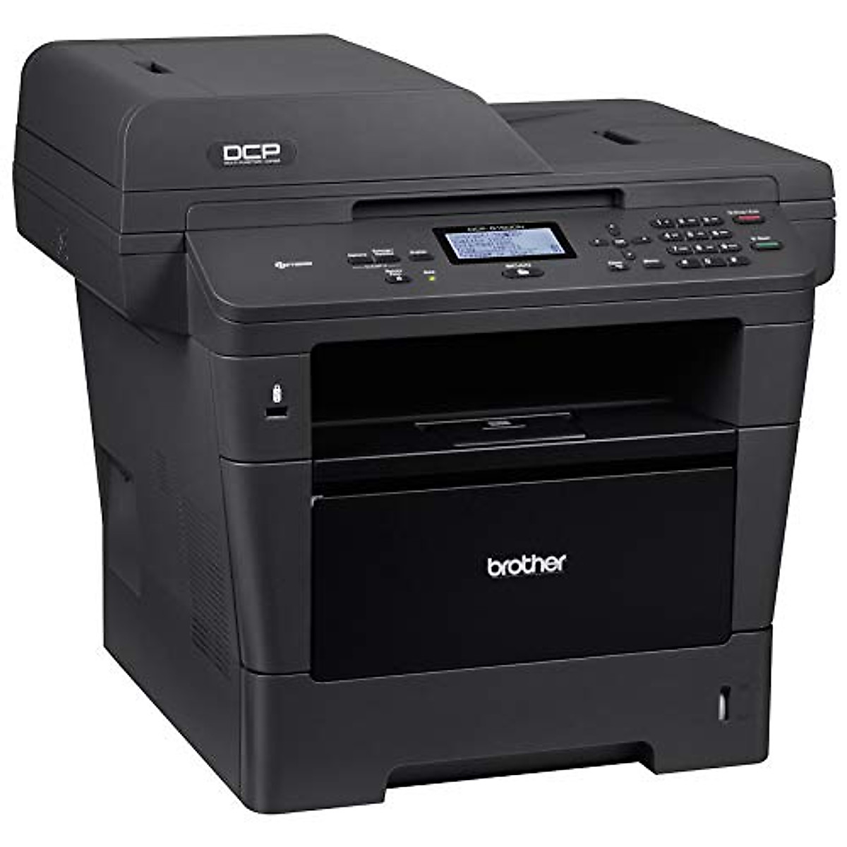 Brother Printer DCP-8150DN Monochrome Printer with Scanner and Copier, Amazon Dash Replenishment Enabled (Renewed)