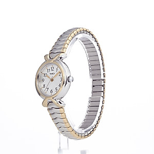 Timex Women's T21854 Pleasant Street Two-Tone Stainless Steel Expansion Band Watch