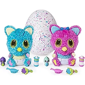 Hatchimals, HatchiBabies Cheetree, Hatching Egg with Interactive Toy Pet Baby (Styles May Vary), for Ages 5 and Up
