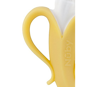 Nuby Nananubs Banana Massaging Toothbrush, Yellow
